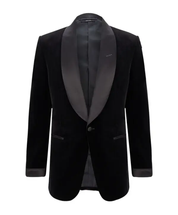 TOM FORD Sheldon Shawl-collar Velvet Smoking Jacket