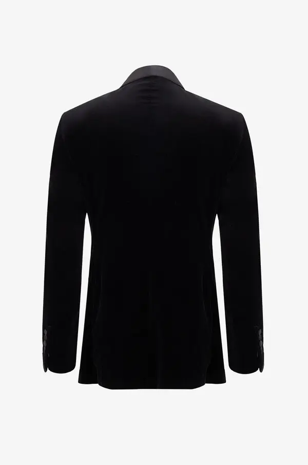 TOM FORD Sheldon Shawl-collar Velvet Smoking Jacket
