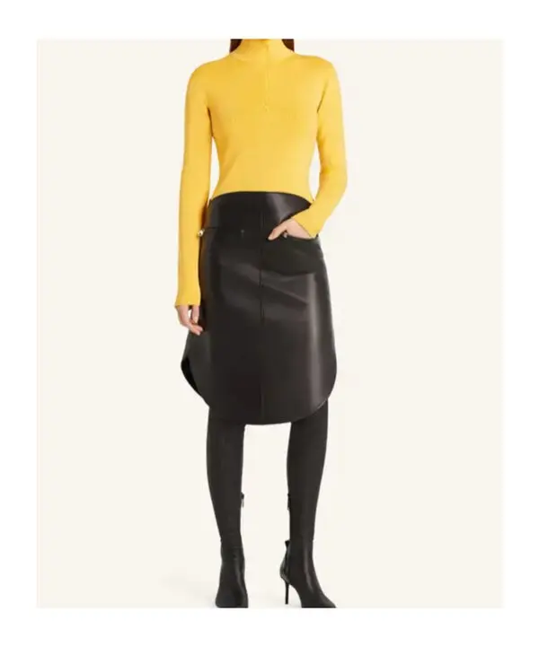 COURREGES High-neck Long-sleeve T-shirt