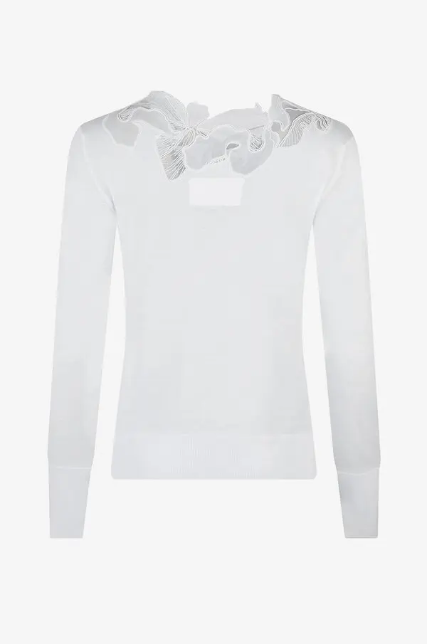 Ermanno Scervino Fine Knit Wool Pullover