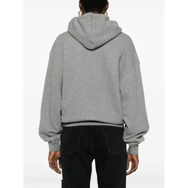 Off-White Embroidered-logo Cotton Hoodie