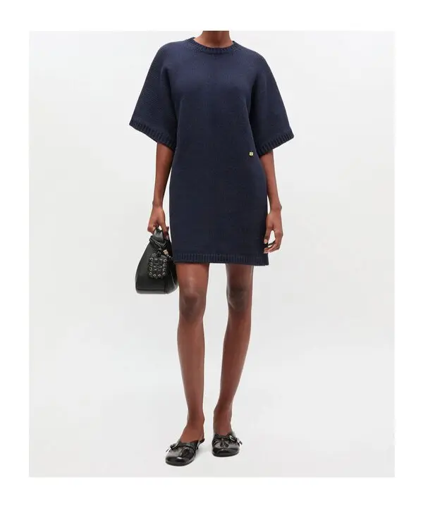 GANNI Wool Mix Dress