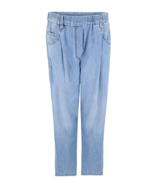Brunello Cucinelli Elastic Waistband Jeans