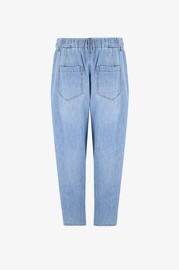 Brunello Cucinelli Elastic Waistband Jeans