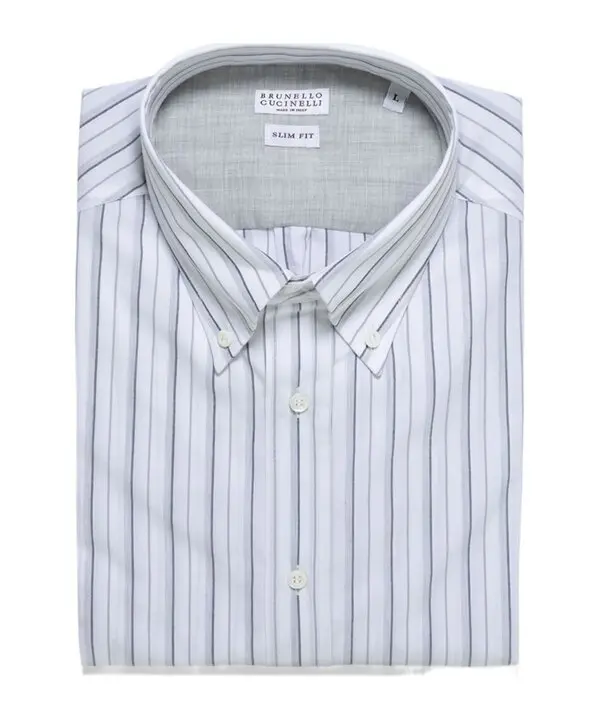 Brunello Cucinelli Striped Shirt
