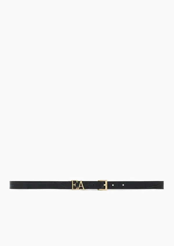 Emporio Armani Logo Buckle Belt