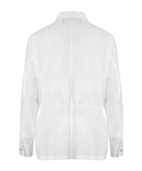 Fabiana Filippi Long-sleeved Shirt With Classic Collar And Chest Pocket