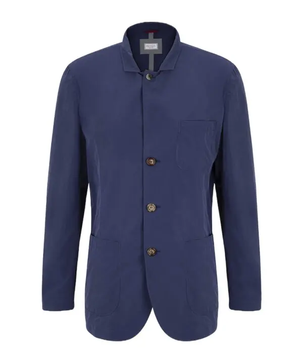 Brunello Cucinelli Collared Long-sleeved Casual Jacket