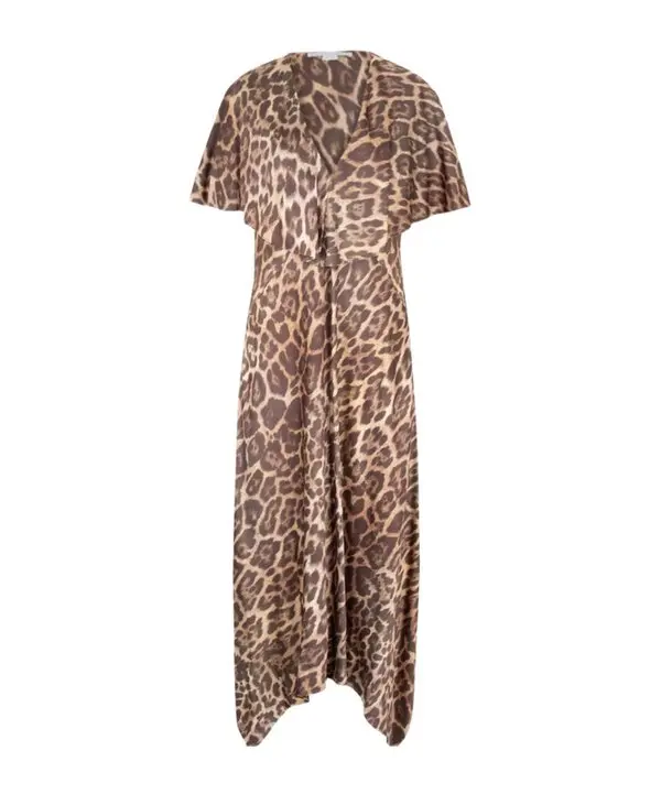 Stella McCartney Printed Dress - Brown
