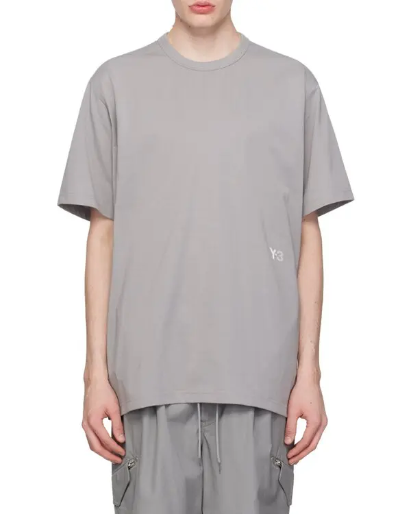 Y3 Premium Crewneck Short-sleeved T-shirt - Gray