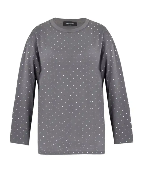 Fabiana Filippi Long-sleeved Printed T-shirt