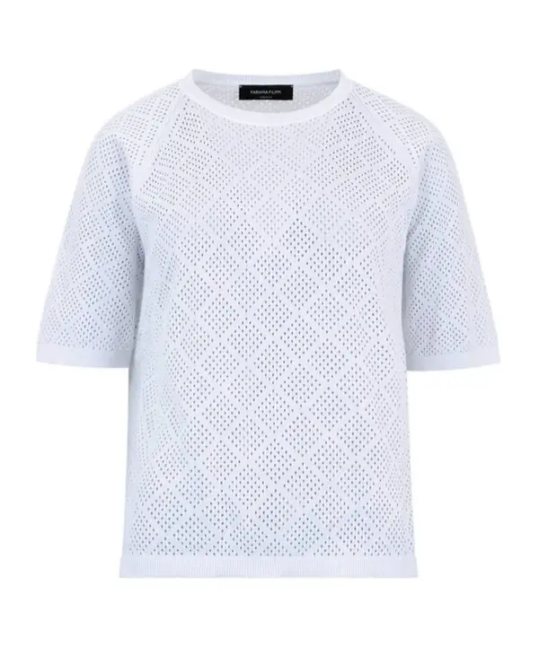 Fabiana Filippi Ribbed Knitwear With Round Neck