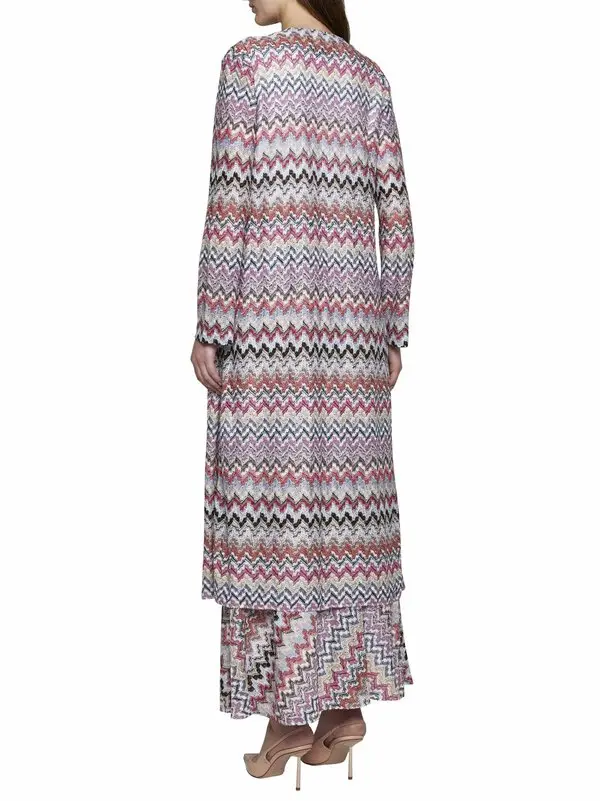 Missoni All-over Patterned Long-sleeved Cardigan