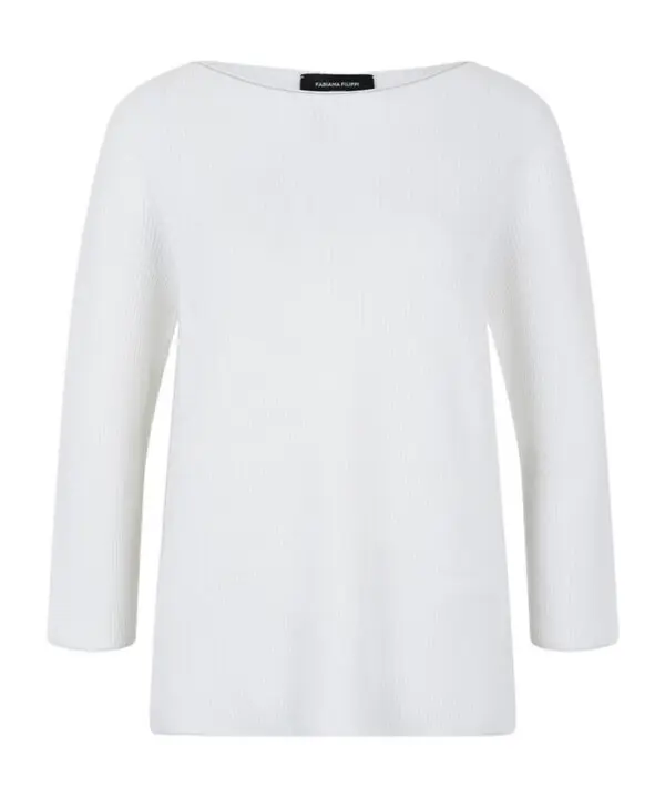 Fabiana Filippi Long-sleeved Boat Neck Knitwear