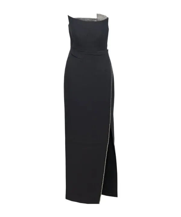 Roland Mouret Embellished Zippered Maxi Dress