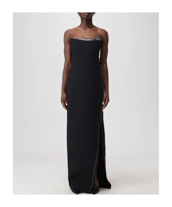 Roland Mouret Embellished Zippered Maxi Dress