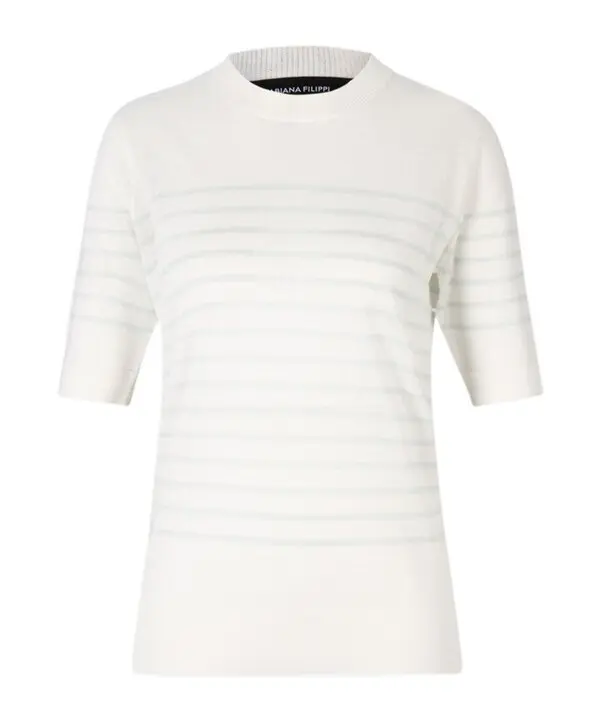 Fabiana Filippi Striped Short-sleeved Knitwear