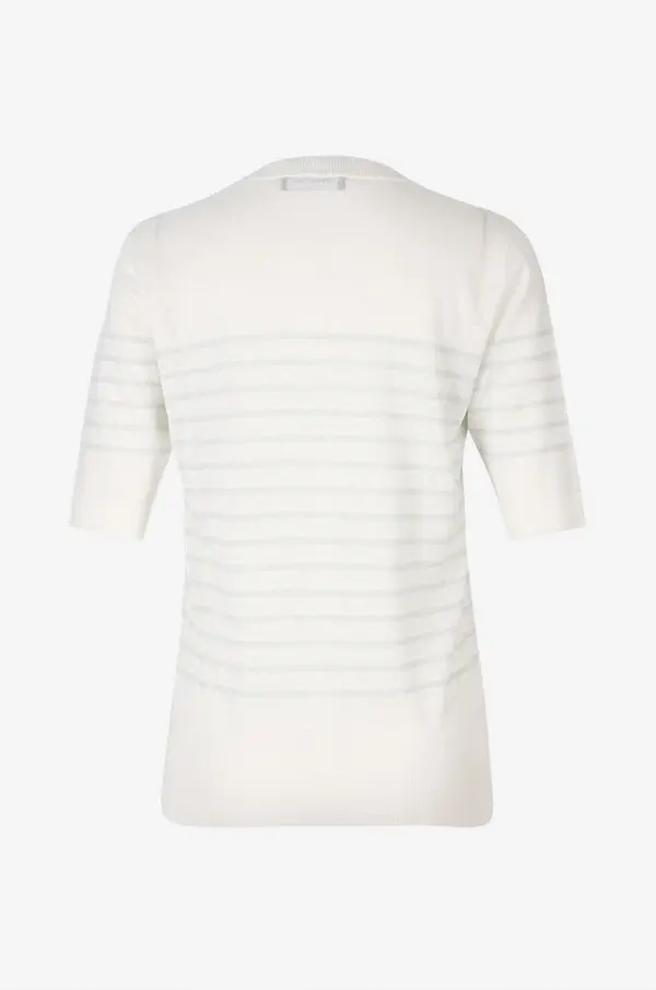 Fabiana Filippi Striped Short-sleeved Knitwear