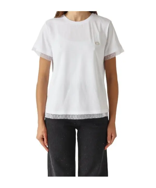 TWINSET Short-sleeved Crewneck T-shirt