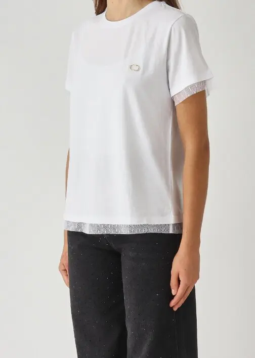 TWINSET Short-sleeved Crewneck T-shirt