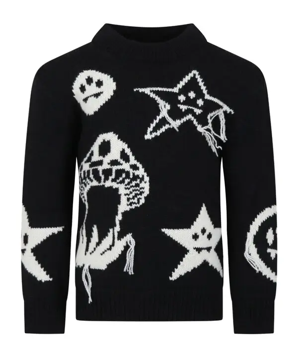 BARROW Stars-intarsiaknit Jumper - Black