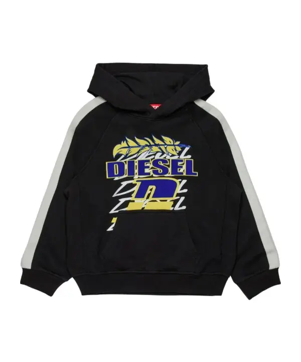 DIESEL® Long-sleeved Hooded Sweatshirt
