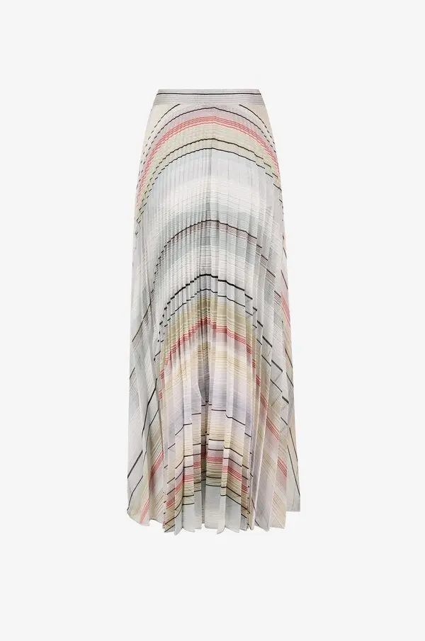Missoni Shimmer-stripe Knitted Maxi Skirt