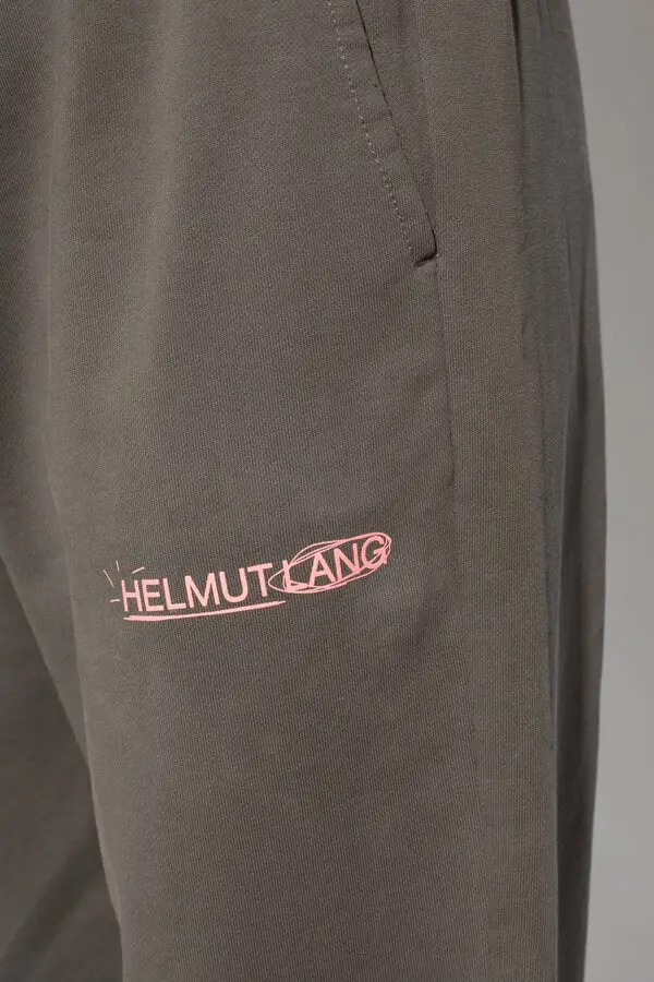 Helmut Lang Logo Printed Sweatpants