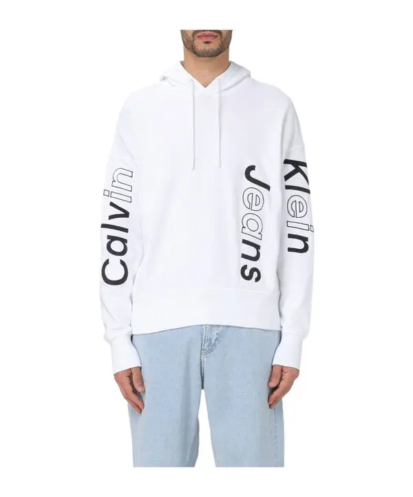 Calvin Klein Embroidered Cotton Hoodie