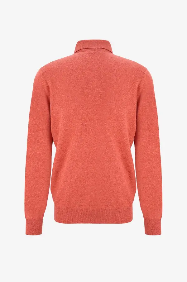 Brunello Cucinelli Long-sleeved Knit Polo Shirt