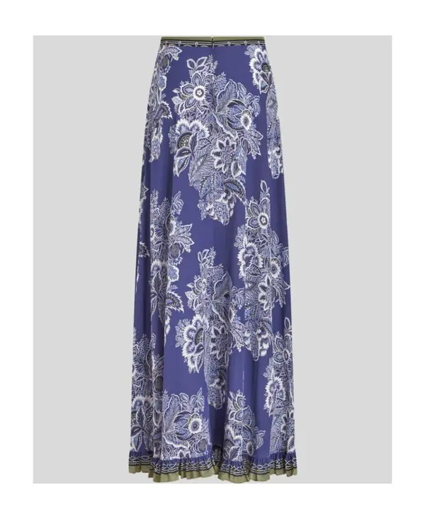 Etro Floral Print Maxi Skirt