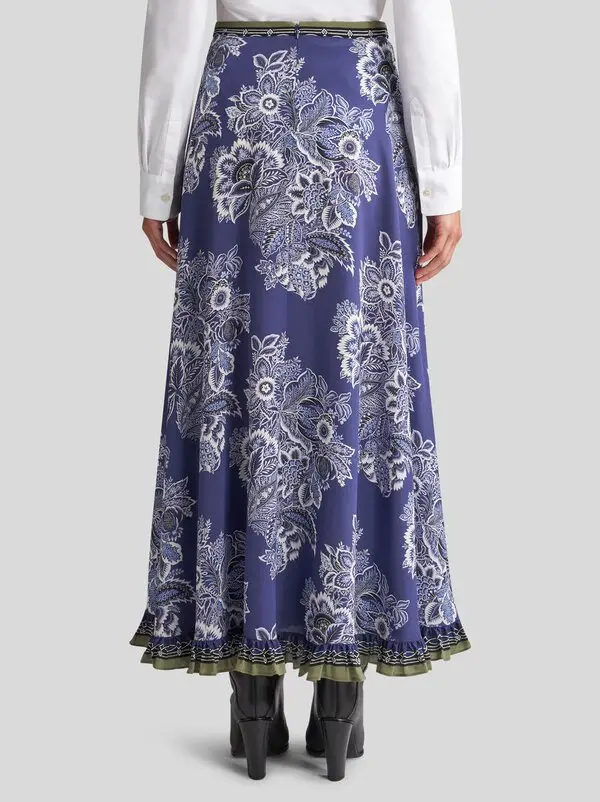 Etro Floral Print Maxi Skirt