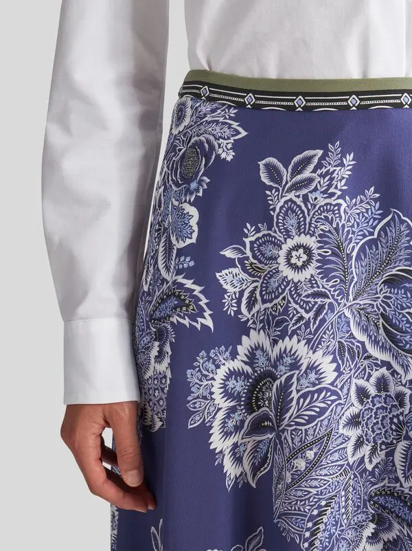 Etro Floral Print Maxi Skirt