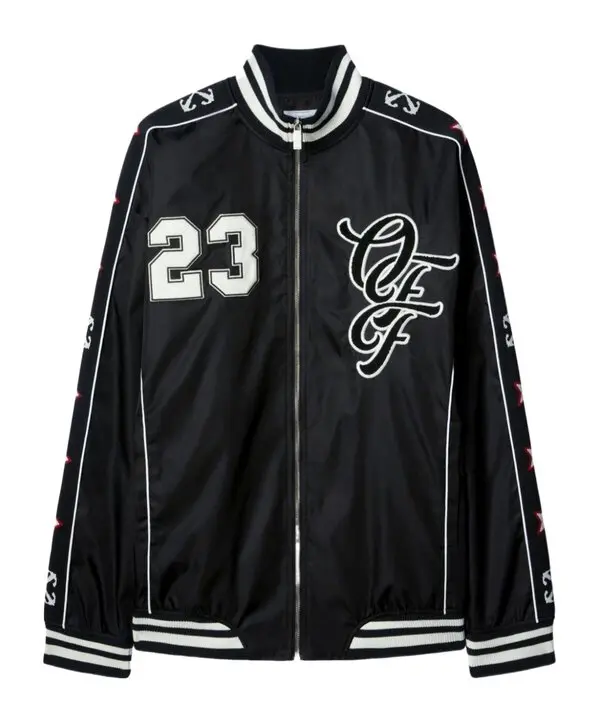 Off-White Varsity-patch Bomber Jacket
