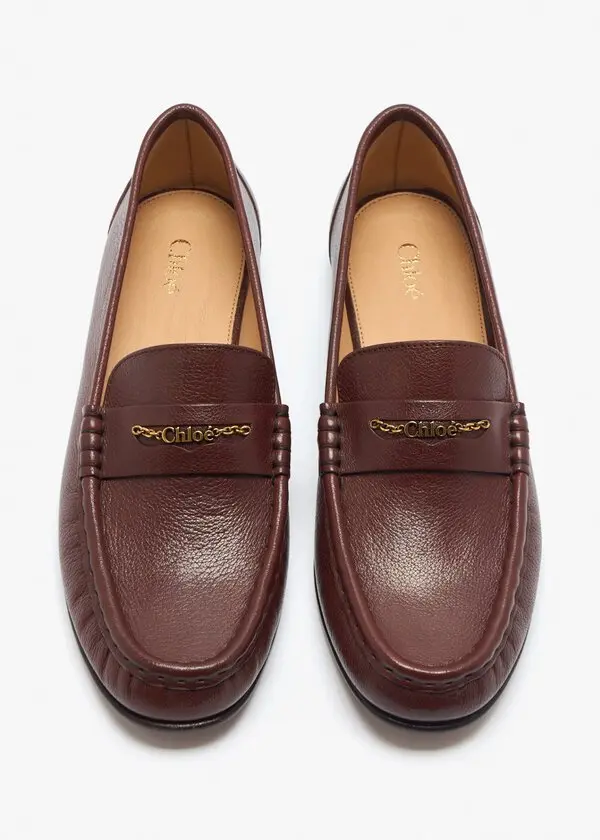 Chloé Chain-detail Loafers