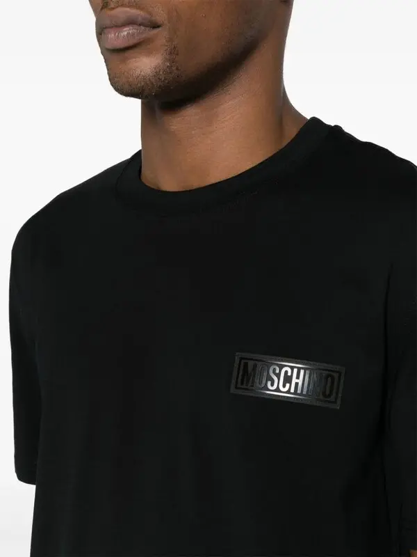 Moschino Logo-appliqué Cotton T-shirt