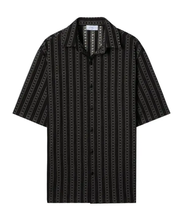 Off-White All-over Patterned Short-sleeved Shirt