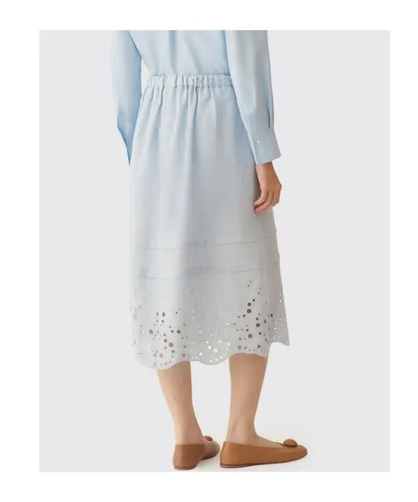 Fabiana Filippi Elasticated Waist Midi Skirt With Cutout Details - No
