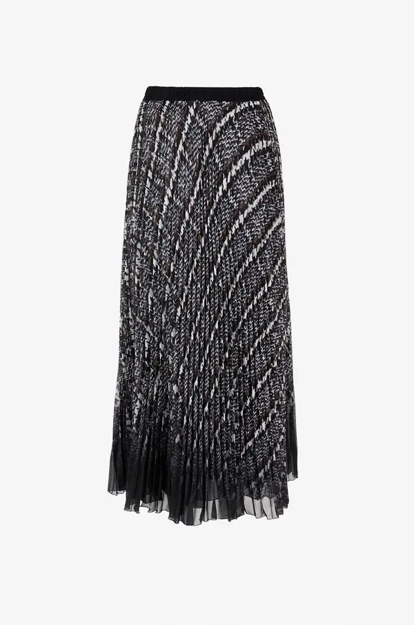 Ermanno Scervino Pleated Patterned Skirt