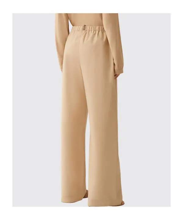 Fabiana Filippi Elastic Waist Trousers With Straight Hem