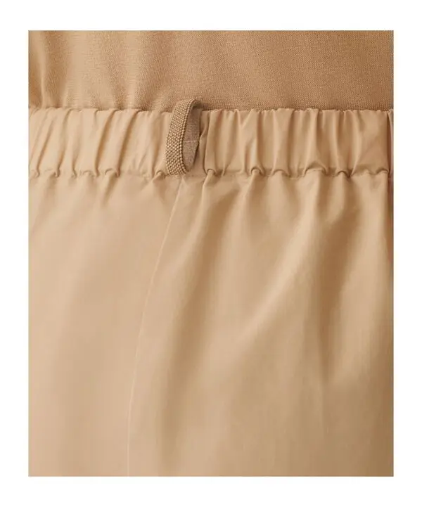 Fabiana Filippi Elastic Waist Trousers With Straight Hem