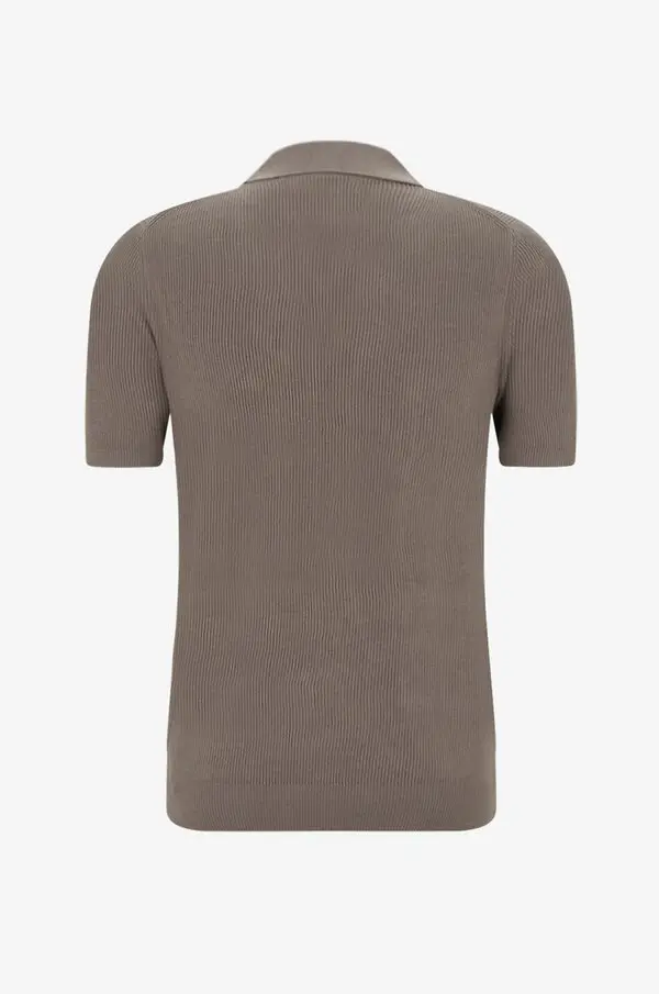 Brunello Cucinelli Collared Short-sleeved Polo Shirt