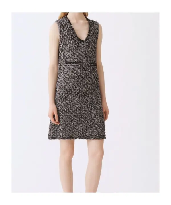 Fabiana Filippi Sleeveless V-neck Dress