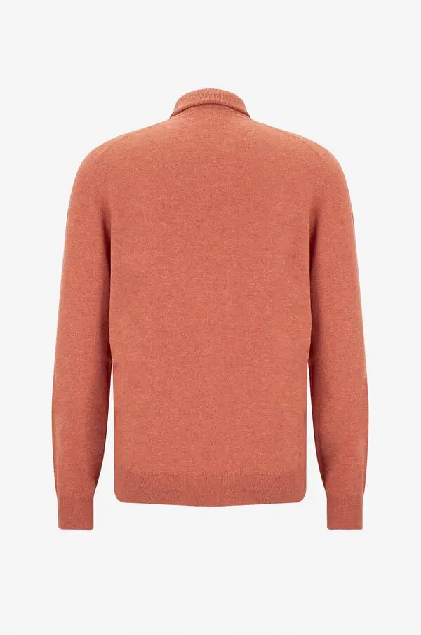 Brunello Cucinelli High-neck Long-sleeved Knitwear - Red