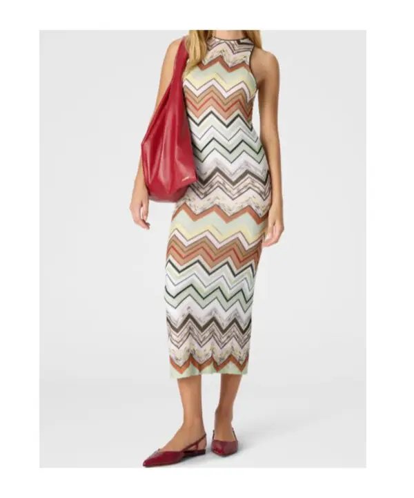 Missoni Chevron Knit Midi Dress