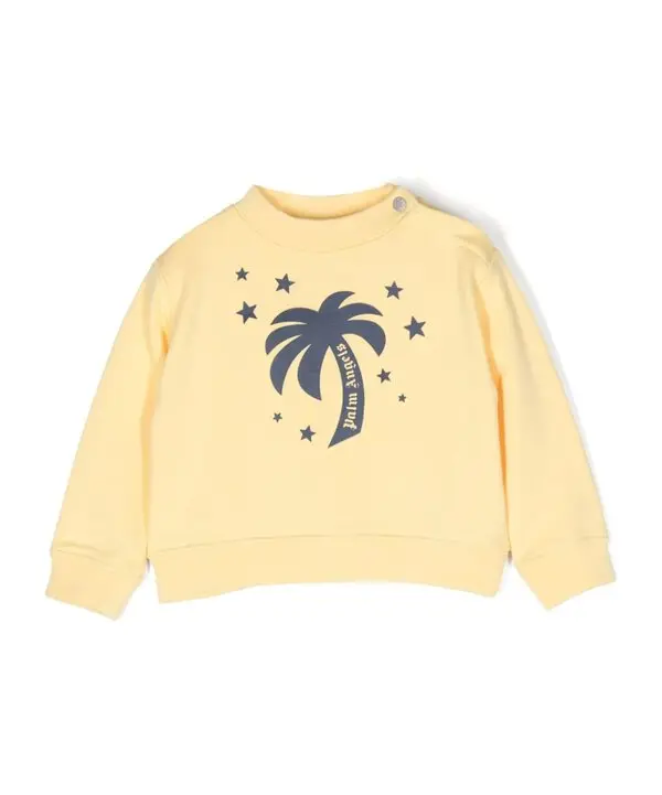 Palm Angels Logo-print Cotton Sweatshirt