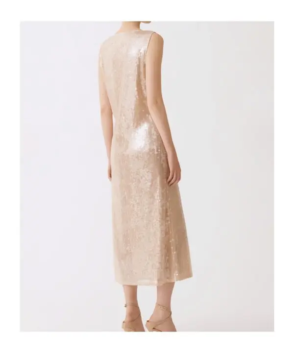 Fabiana Filippi Sleeveless Sequined Midi Dress