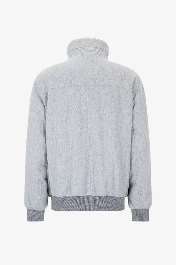 Brunello Cucinelli High-neck Long-sleeved Casual Jacket