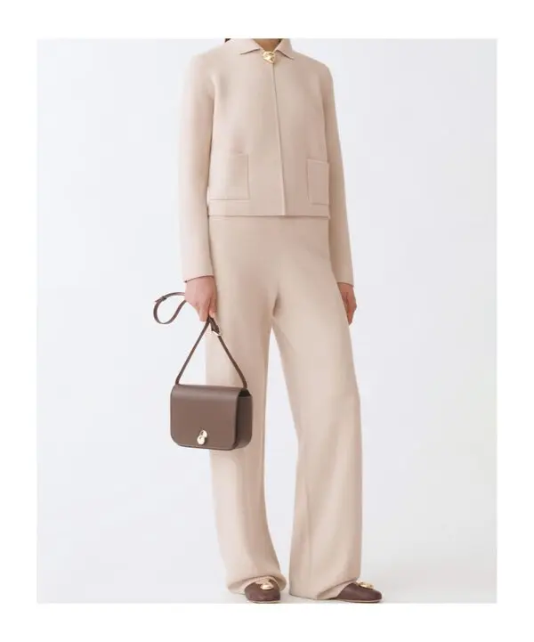 Fabiana Filippi Textured Knit Jacket With Nugget Detail