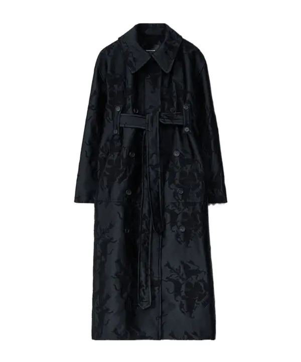 Fabiana Filippi Long-sleeved Trench Coat